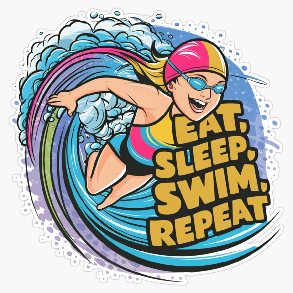 Maneki Dive Into Style: Swim Team Design Collection For Champions! Eat ...