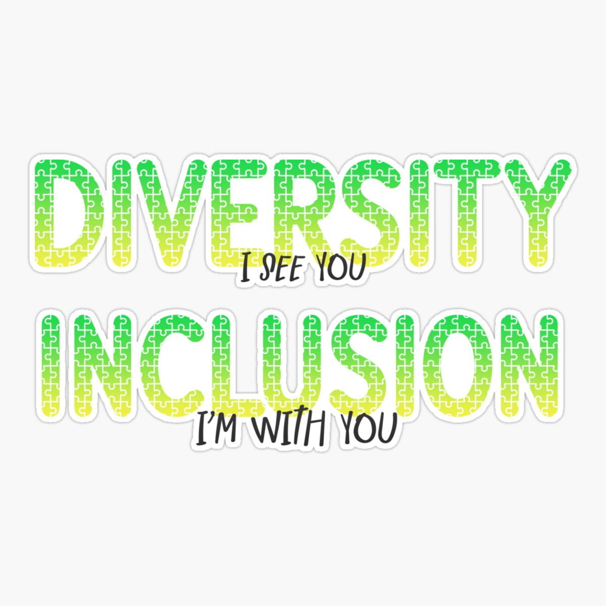 Maneki Diversity Vs Inclusion Er, Phone Decal Water Bottle Stickers Car ...