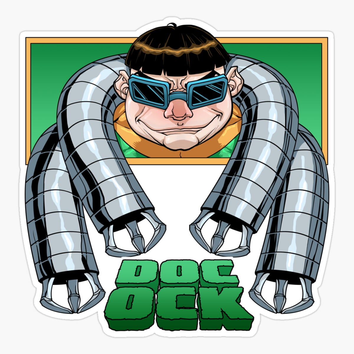 Maneki Doc Ock Er, Phone Decal Water Bottle Stickers Car Decals, Funny ...