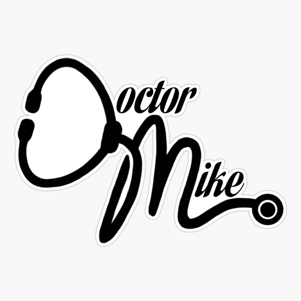 Maneki Doctor Mike Er, Phone Decal Water Bottle Stickers Car Decals ...