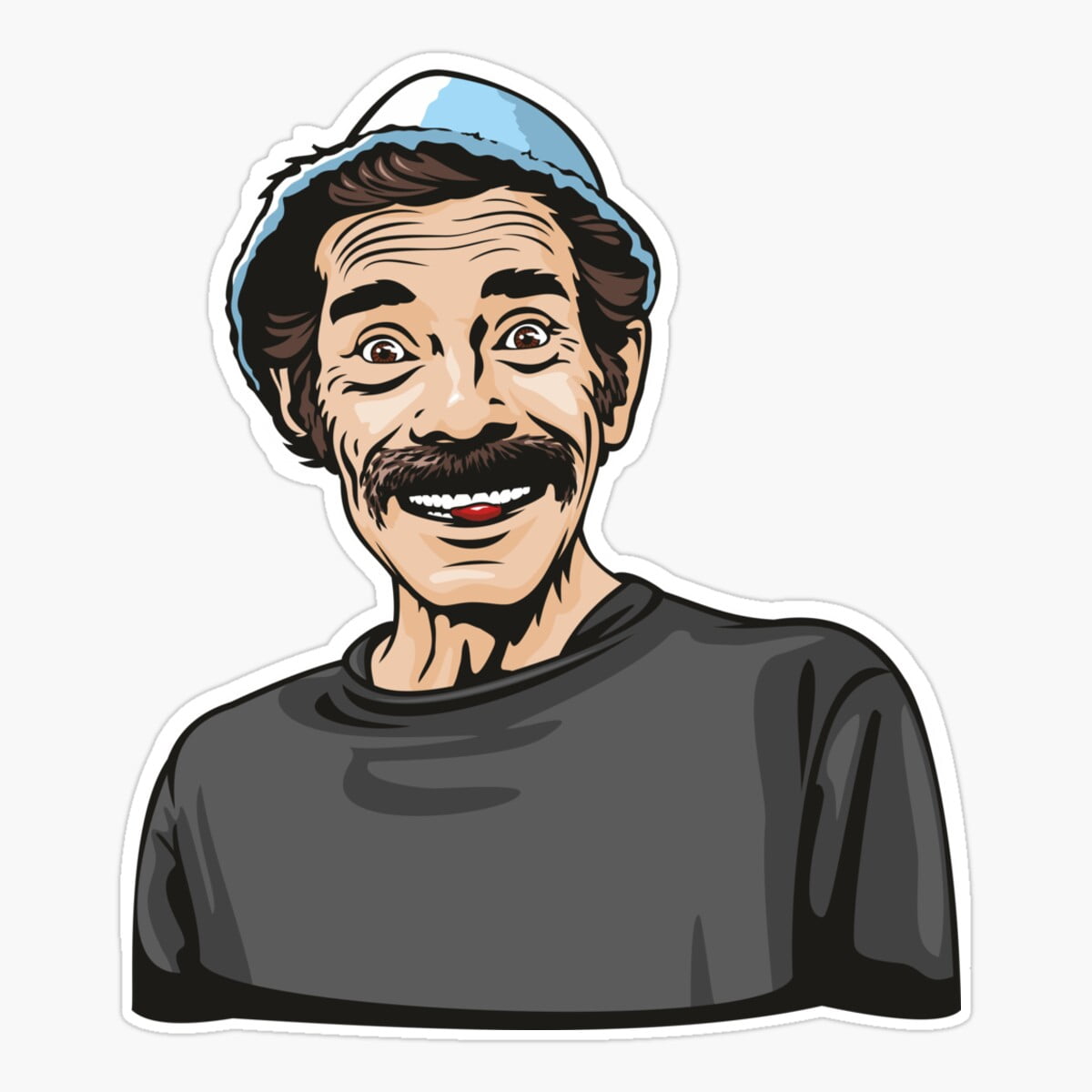 Maneki Don Ramon - El Chavo Del Ocho Sticker, Phone Decal Water Bottle ...