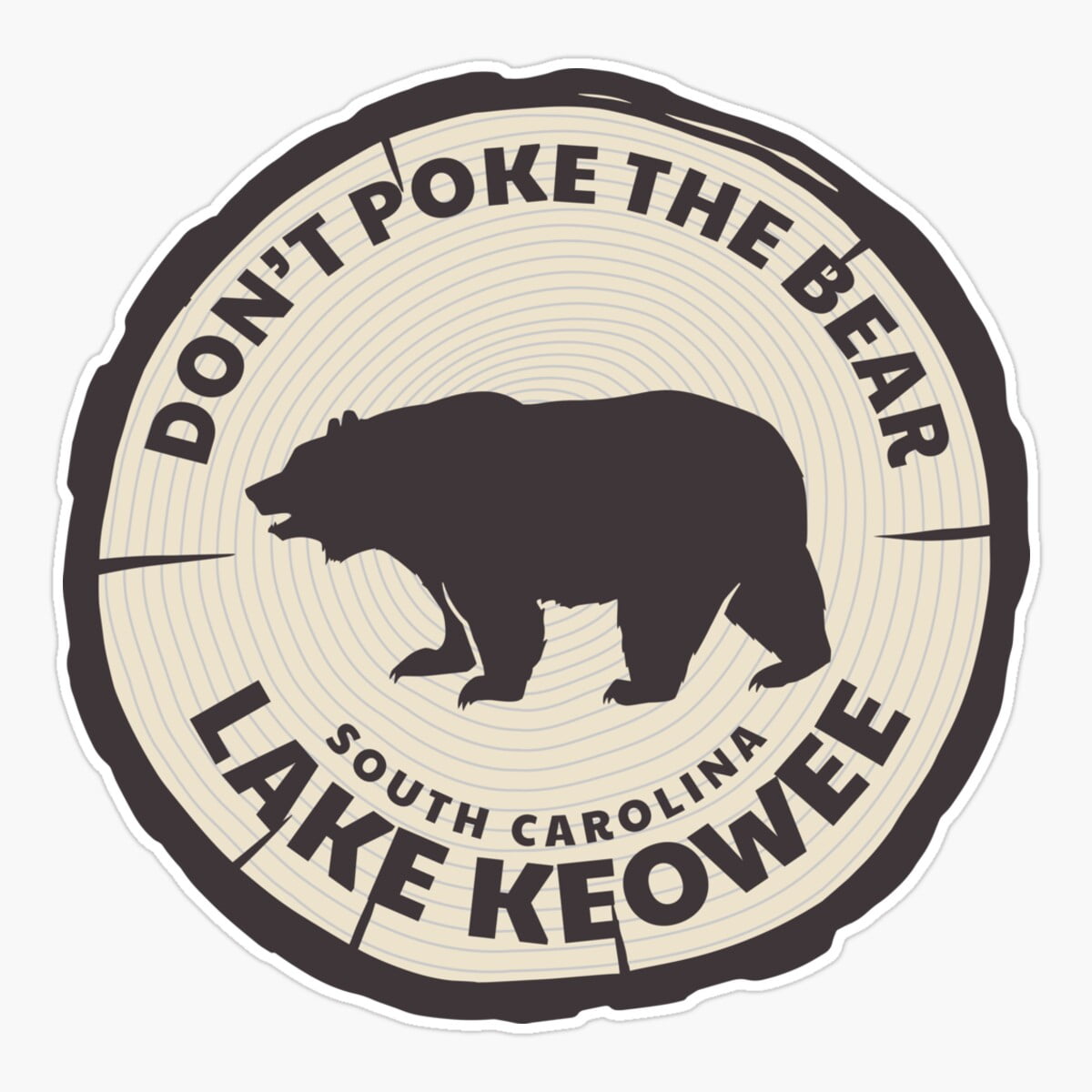 Maneki Don'T Poke The Bear, Lake Keowee, South Carolina Er, Phone Decal ...