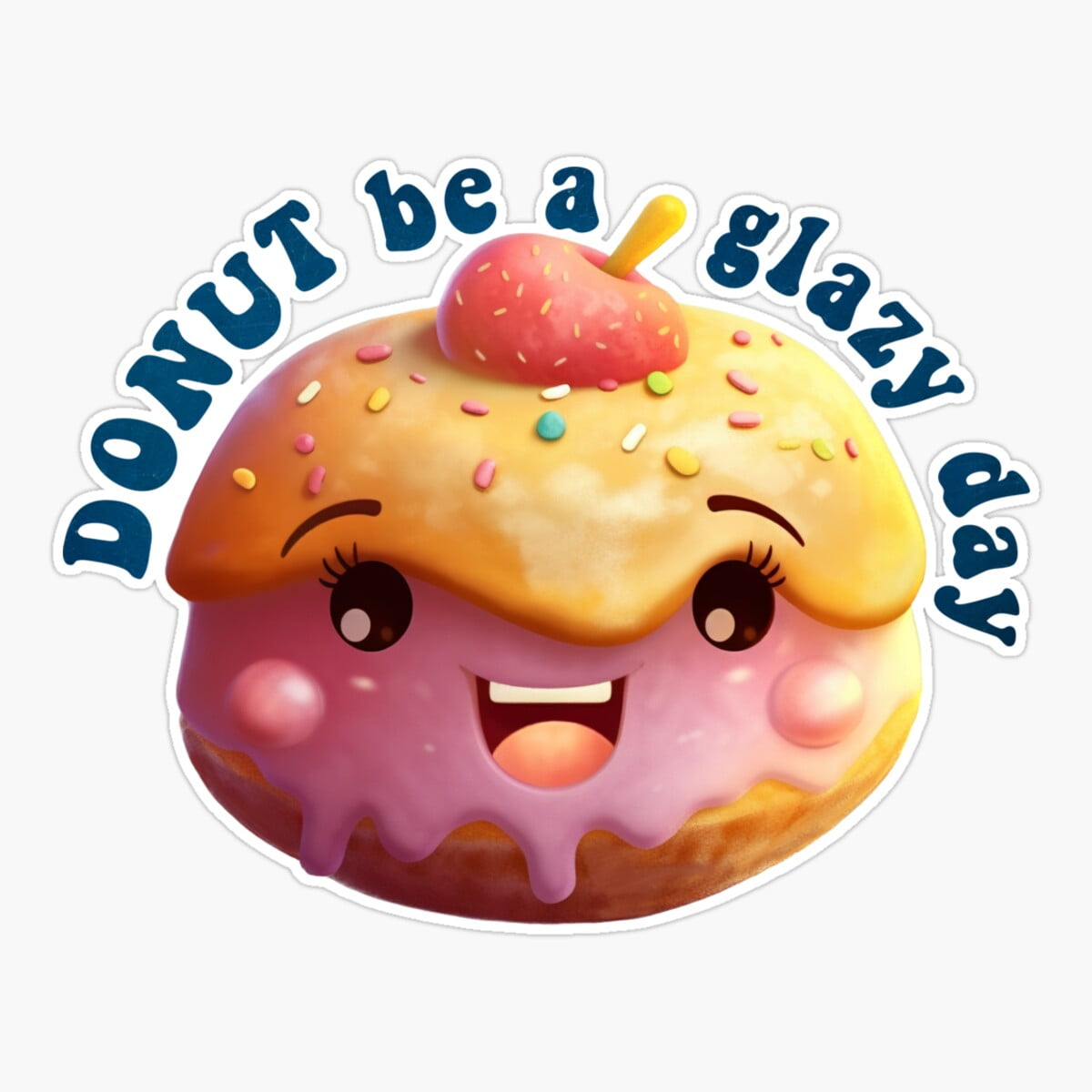 Maneki Donut Pun Kawaii| Unny Sayings| Donut Puns| Donut Be A Glazy Day ...