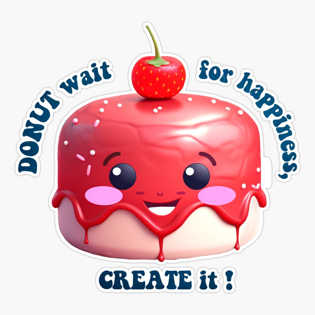 Maneki Donut Pun Kawaii| Unny Sayings| Donut Puns| Donut Wait Or ...