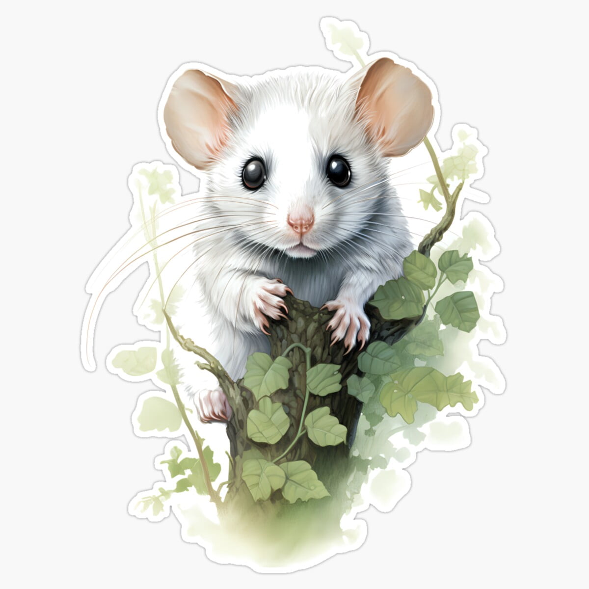 Maneki Dormice | Rodents | Mice Er, Phone Decal Water Bottle Stickers ...