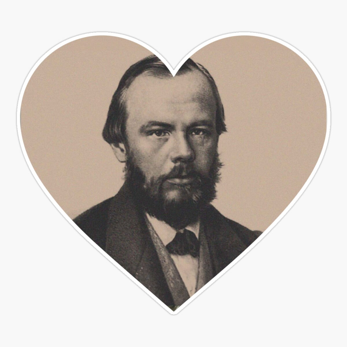 Maneki Dostoevsky | I Love Fyodor Dostoevsky Er, Phone Decal Water Bottle Stickers Car Decals ...