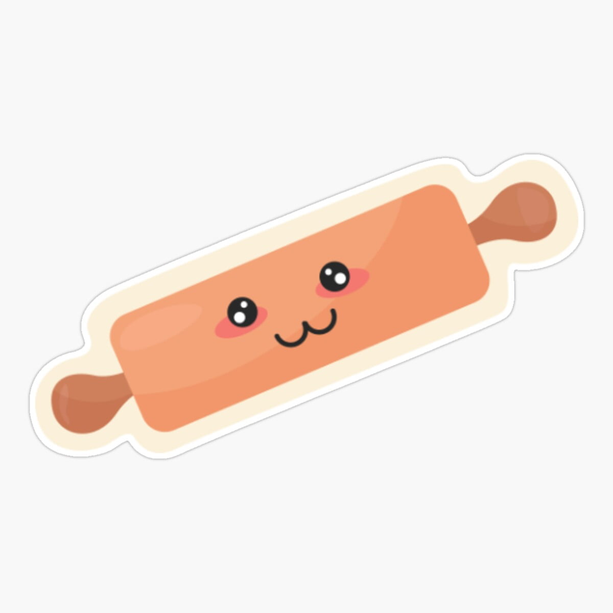 Maneki Dough Roller Sticker, Phone Decal Water Bottle Stickers Car ...