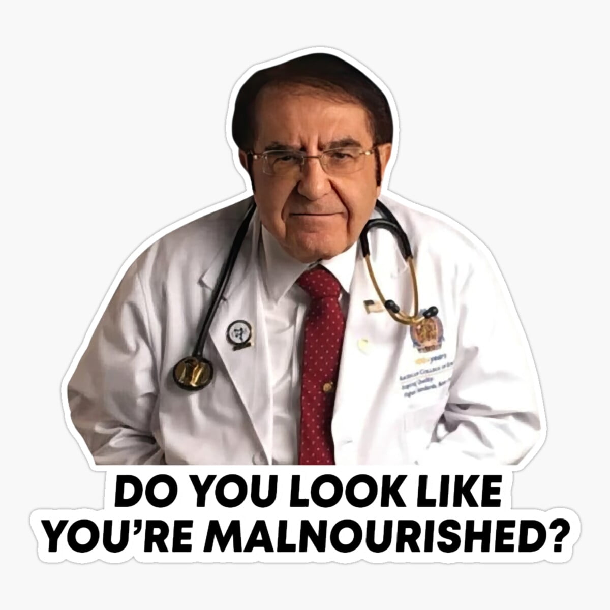 Maneki Dr Now Do You Look Like Er, Phone Decal Water Bottle Stickers ...