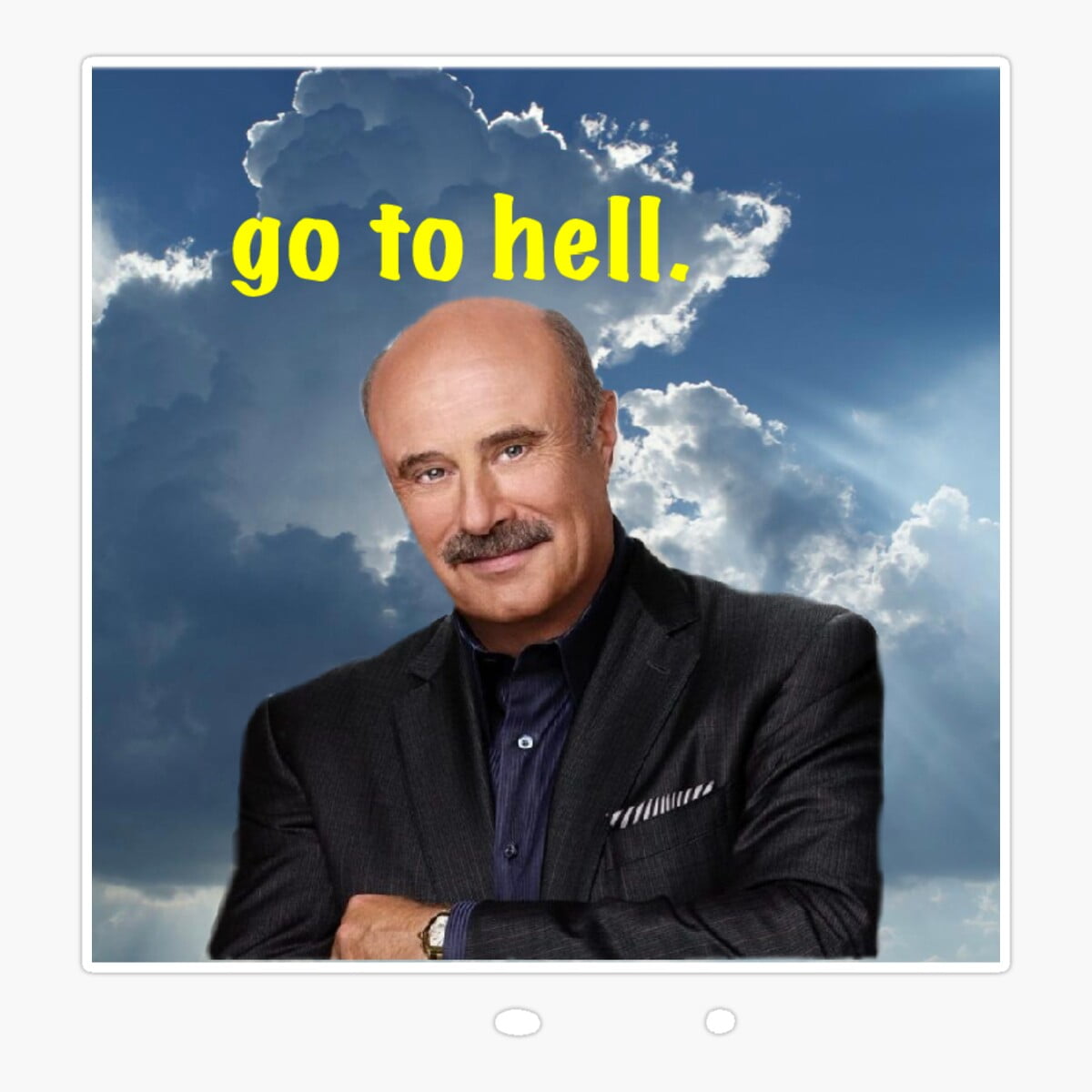 Maneki Dr Phil In Sky Er, Phone Decal Water Bottle Stickers Car Decals ...