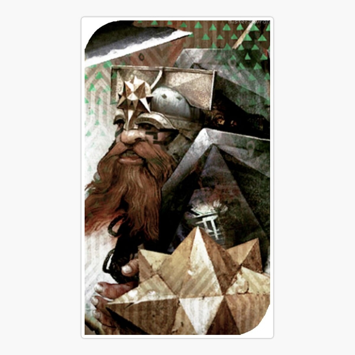 Maneki Dragon Age Inquisition Male Dwar Tarot Card Er, Phone Decal ...