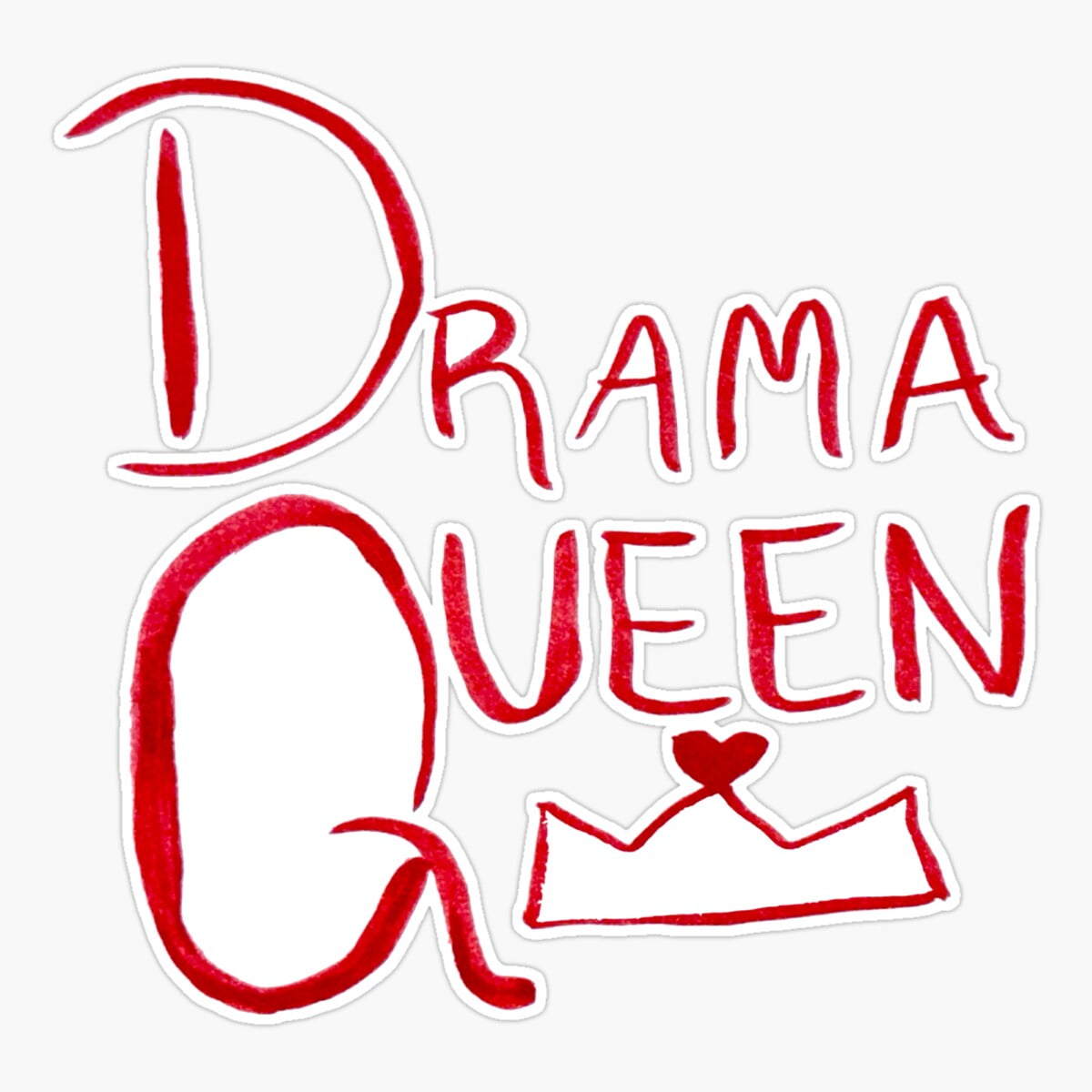 Maneki Drama Queen Er, Phone Decal Water Bottle Stickers Car Decals ...