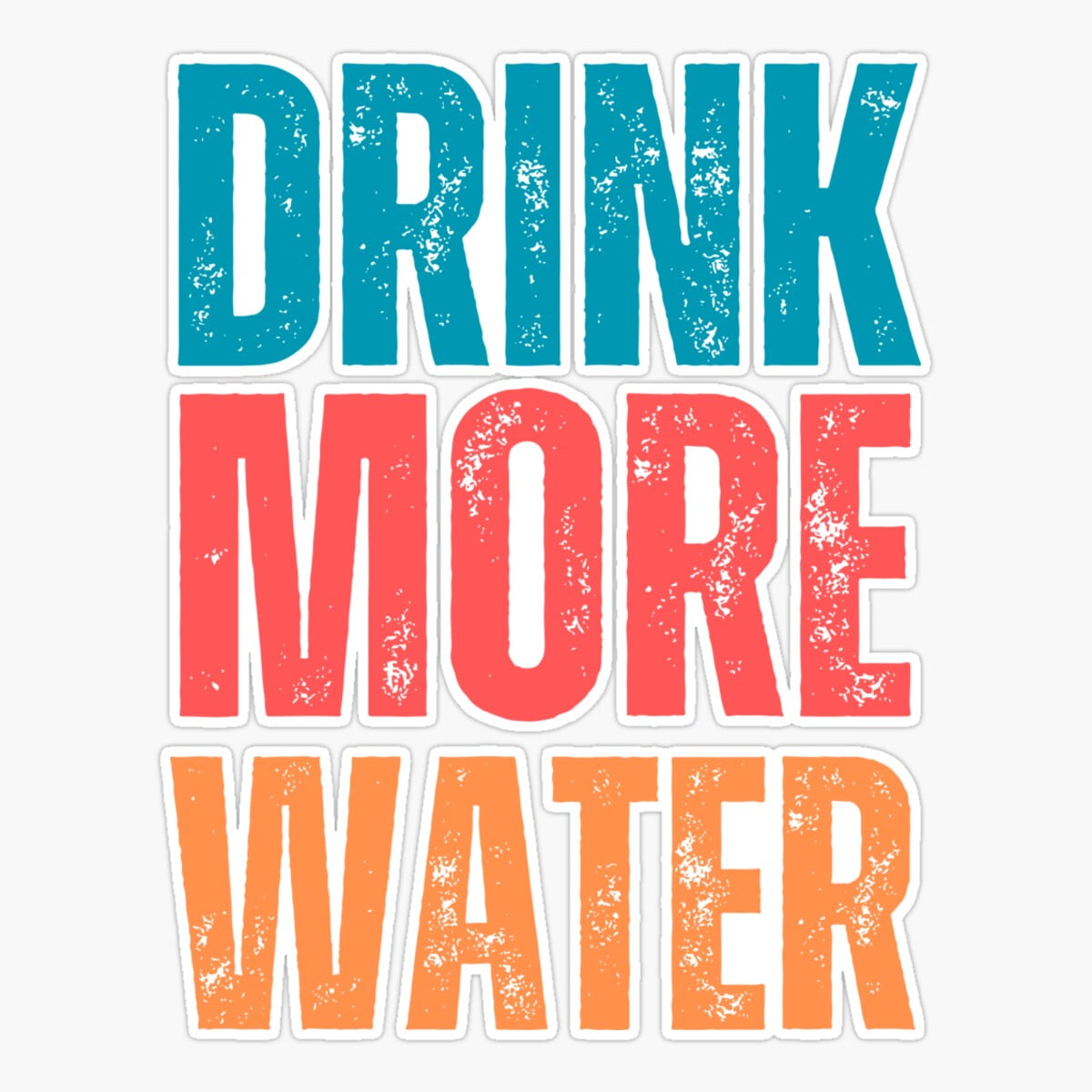 Maneki Drink More Water Fun Er, Phone Decal Water Bottle Stickers Car ...