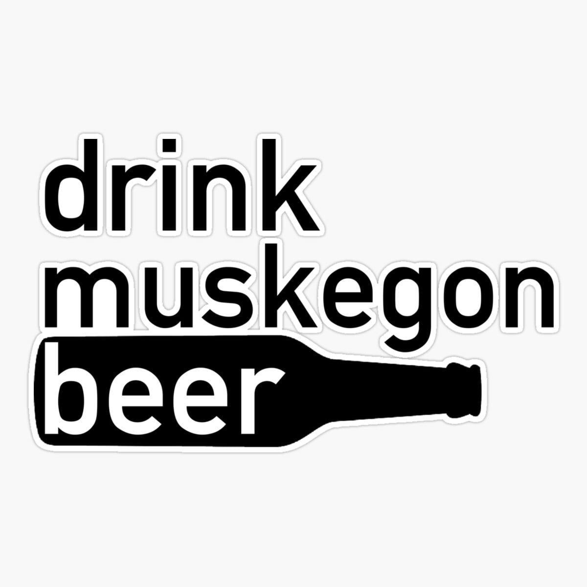 Maneki Drink Muskegon Michigan Beer Er, Phone Decal Water Bottle ...