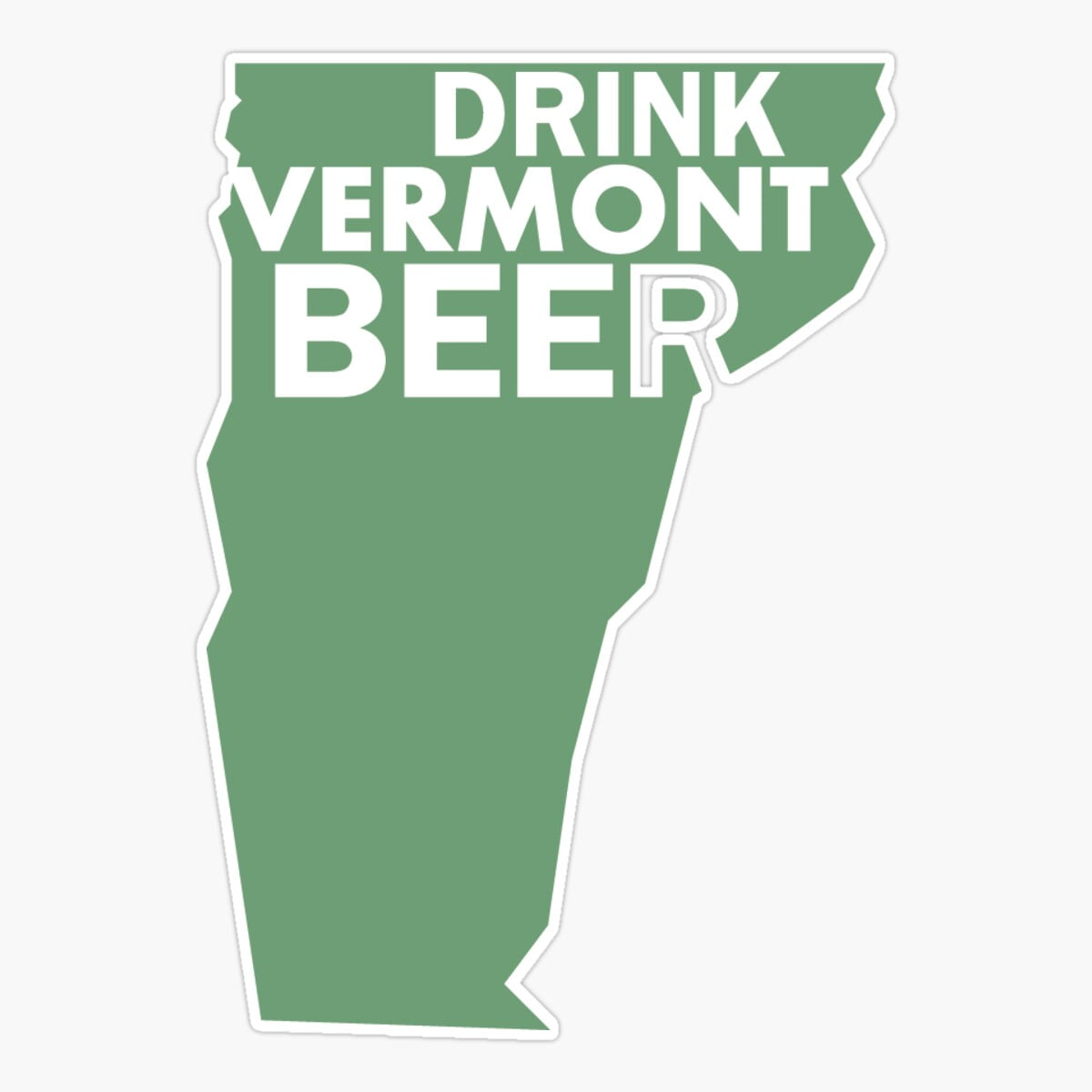 Maneki Drink Vermont Beer Er, Phone Decal Water Bottle Stickers Car ...