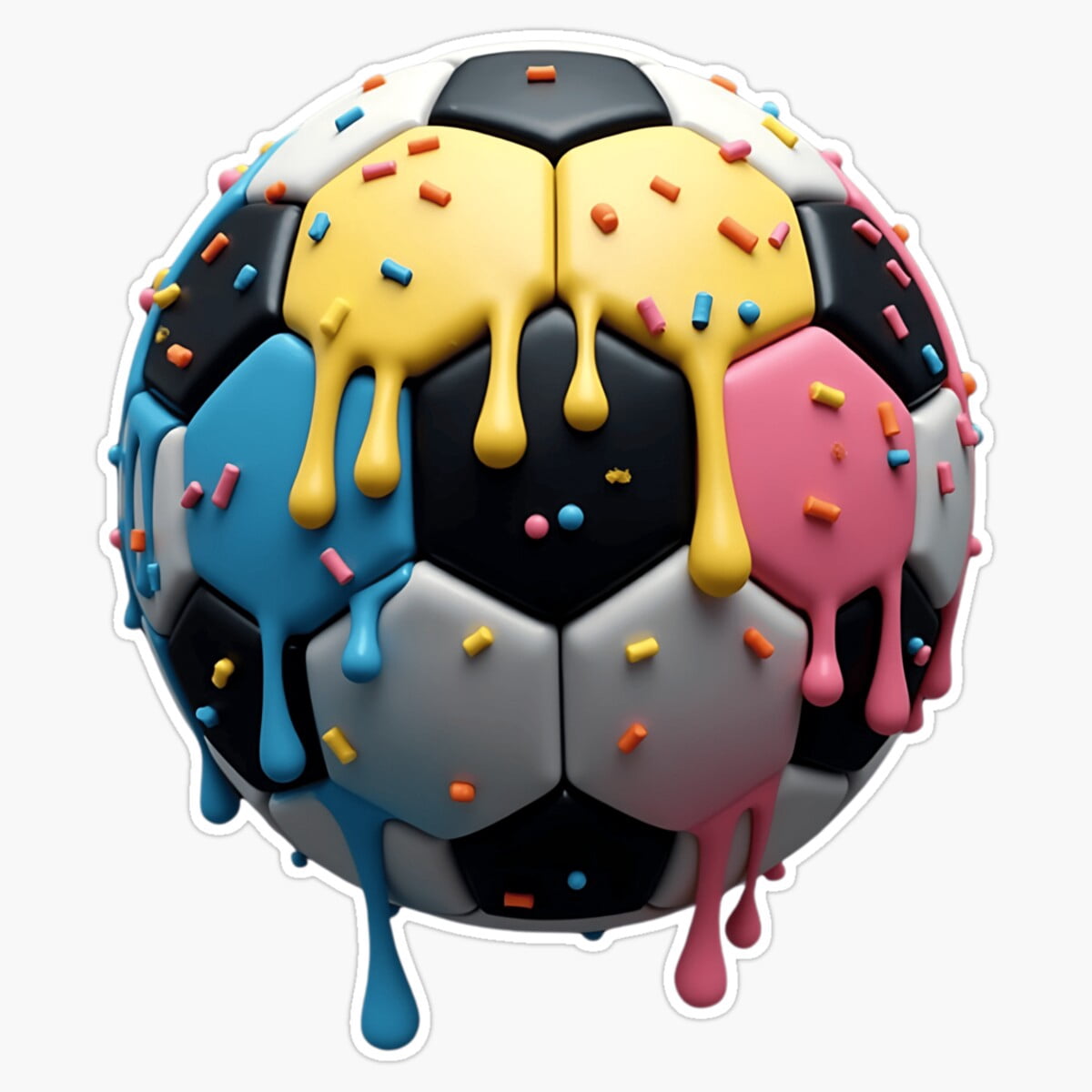 Maneki Dripping Icing Soccer Ball – Sweet And Sporty Design Er, Phone ...