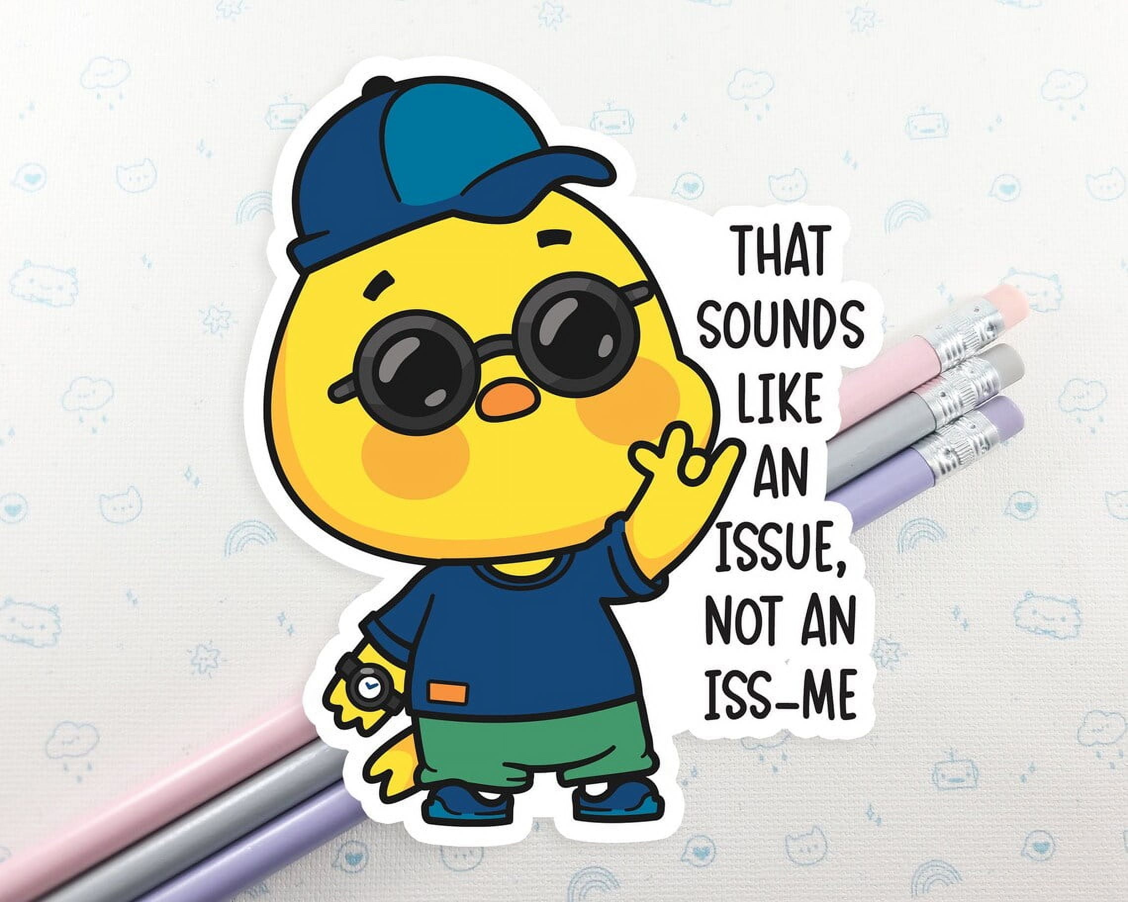 Maneki Duck Issue Er, Vinyl Ers, Laptop Decal, Duck Gift, Gift For Her ...