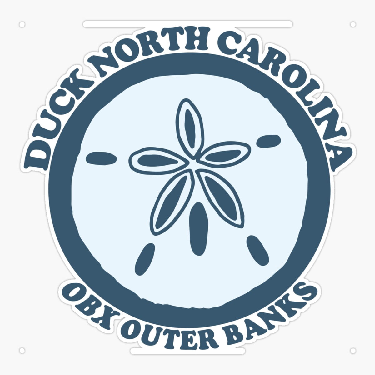Maneki Duck - Outer Banks. Sticker, Phone Decal Water Bottle Stickers ...