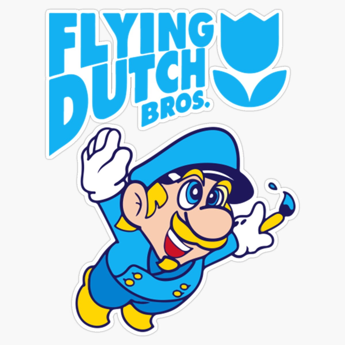 Maneki Dutch Bros Dutch Bros - Er, Phone Decal Water Bottle Stickers ...