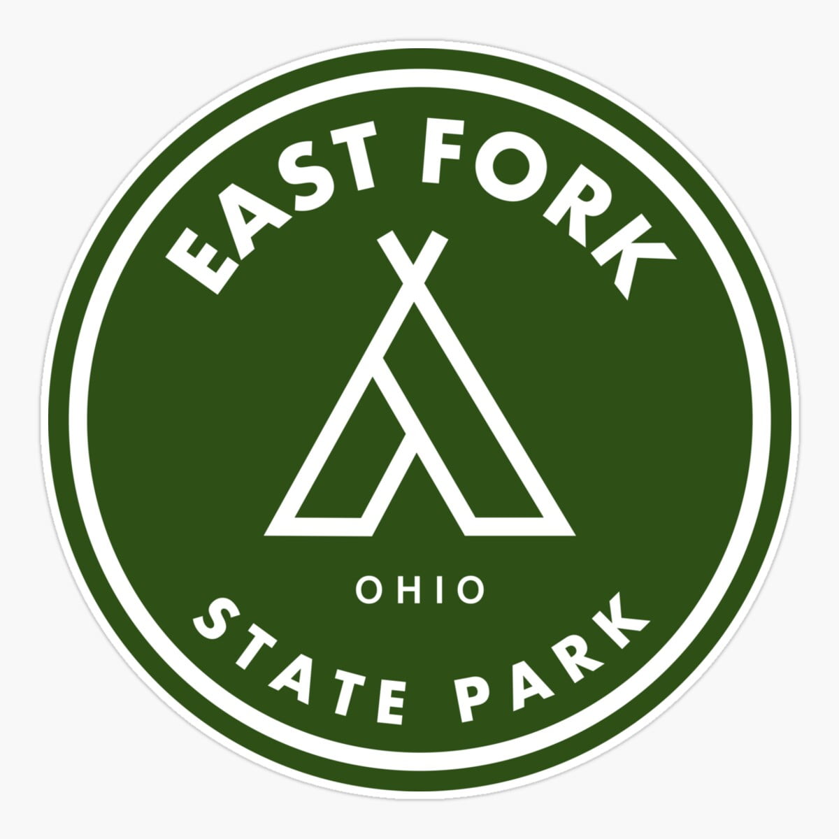 Maneki East Ork State Park Ohio Tent Er, Phone Decal Water Bottle ...