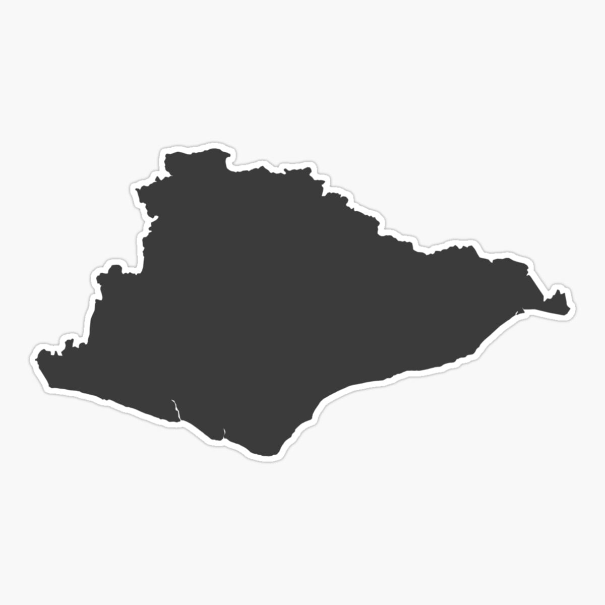 Maneki East Sus Shape Sticker, Phone Decal Water Bottle Stickers Car ...