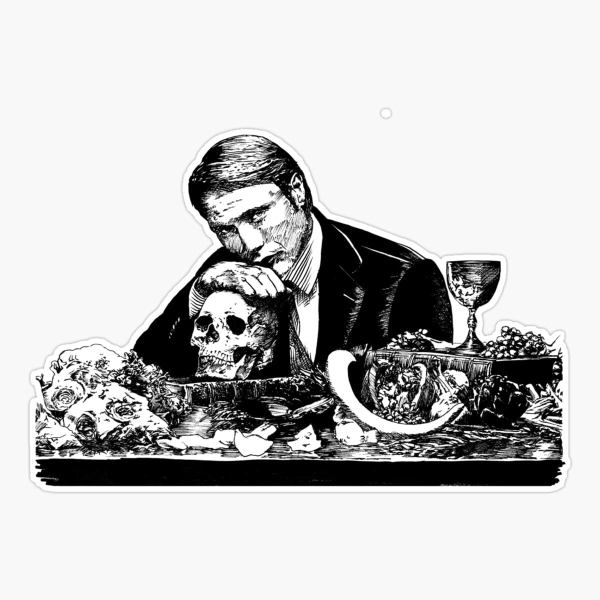 Maneki Eat The Rude Hannibal Er, Phone Decal Water Bottle Stickers Car ...