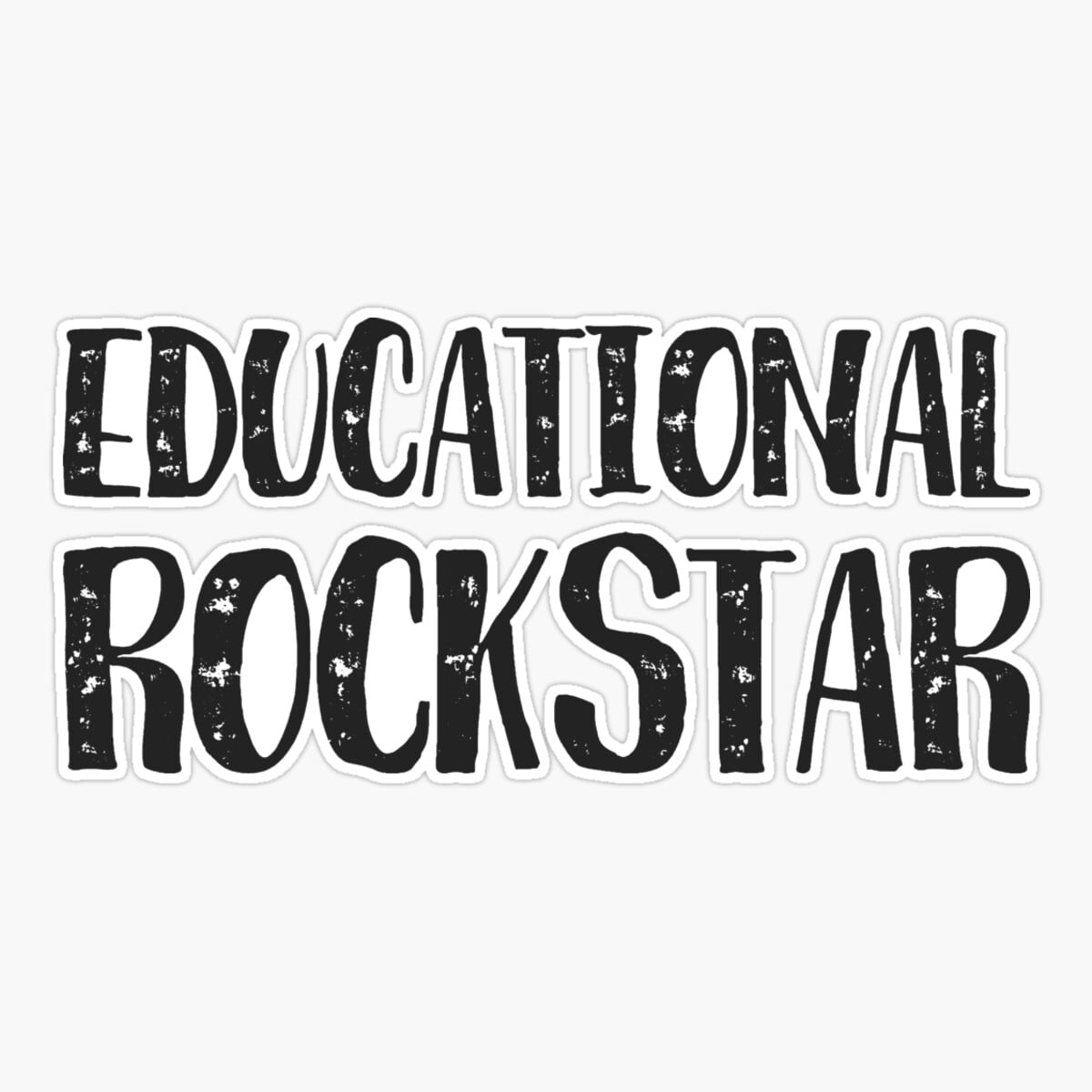 Maneki Educational Rockstar Er, Phone Decal Water Bottle Stickers Car ...