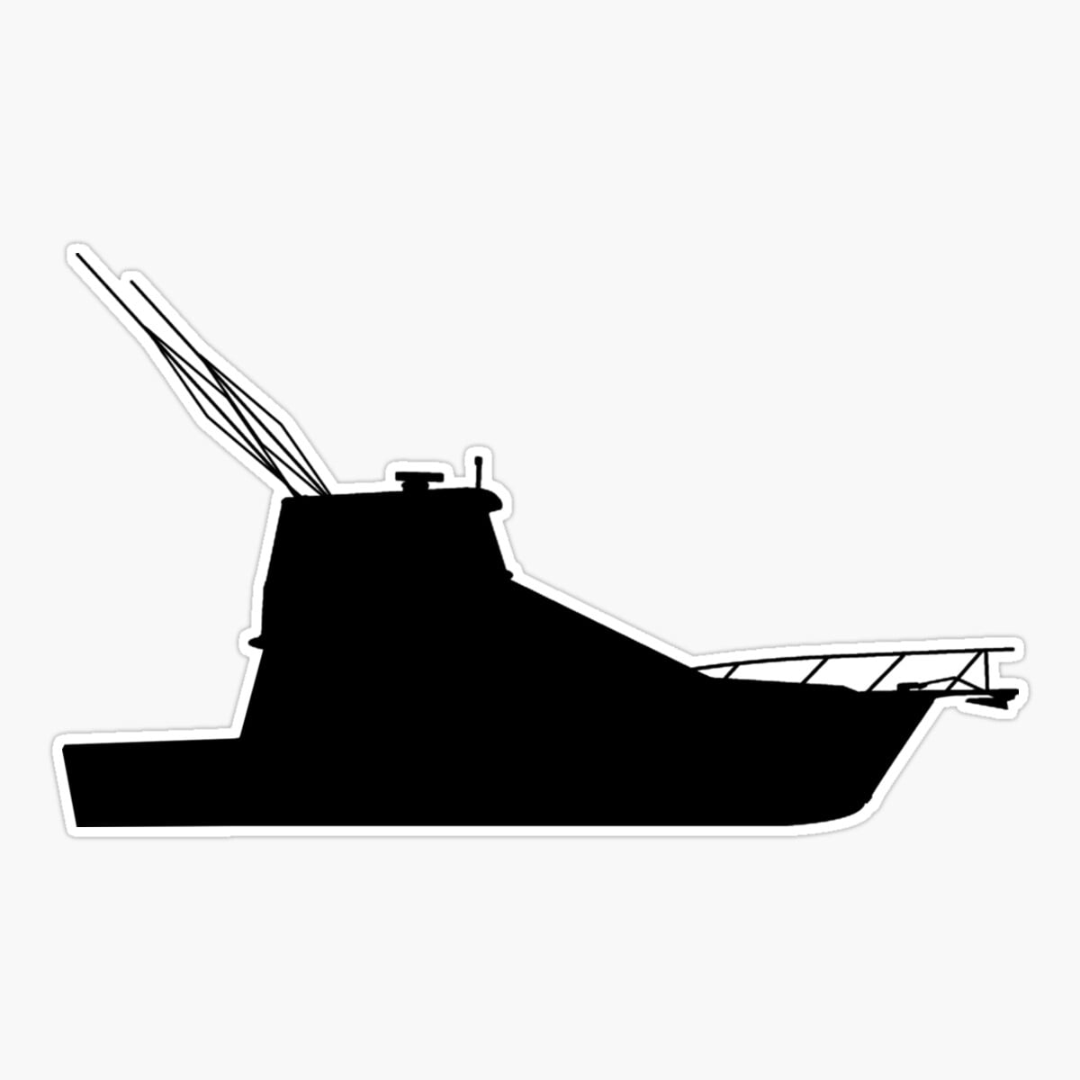 Maneki Egg Harbor Silhouette Er, Phone Decal Water Bottle Stickers Car ...