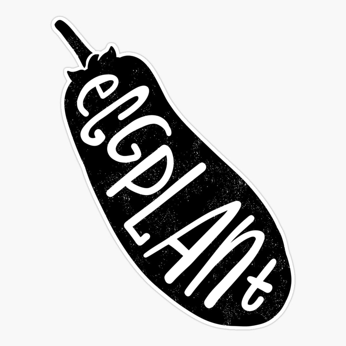 Maneki Eggplant Vegan Ood Cooking Shirt Git Sticker, Phone Decal Water ...