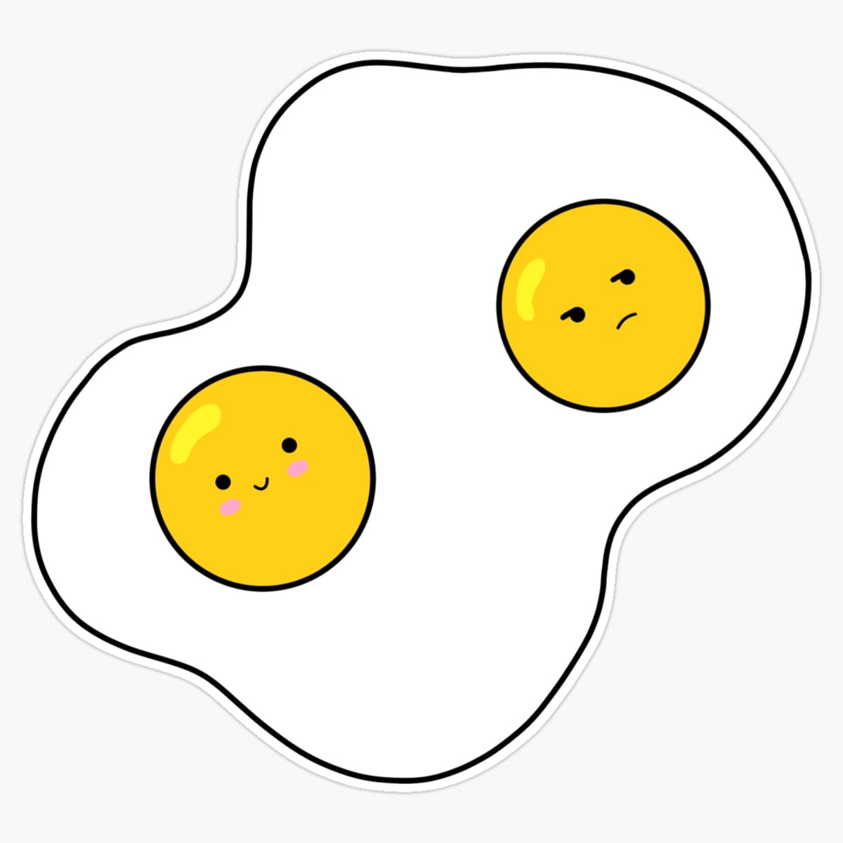 Maneki Eggy Love Er, Phone Decal Water Bottle Stickers Car Decals ...