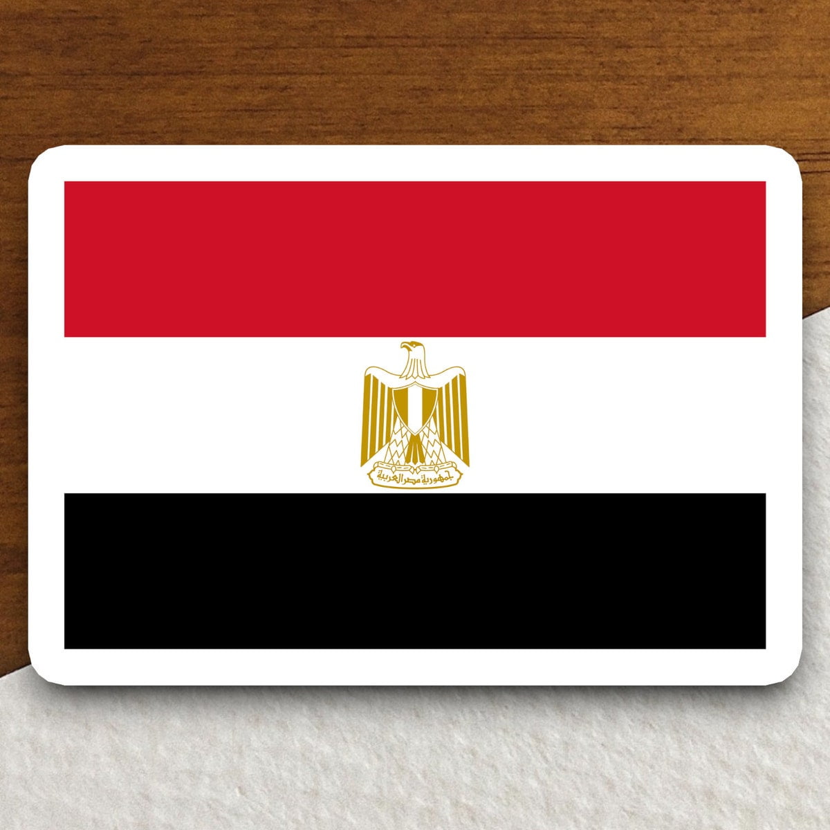 Maneki Egypt Country Flag Sticker, International Country Sticker ...