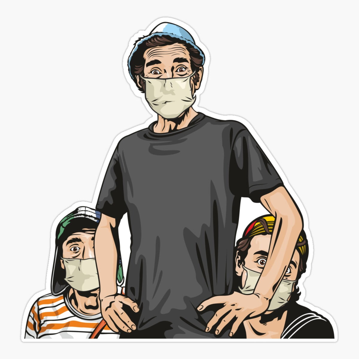 Maneki El Chavo Del Ocho Sticker, Phone Decal Water Bottle Stickers Car ...