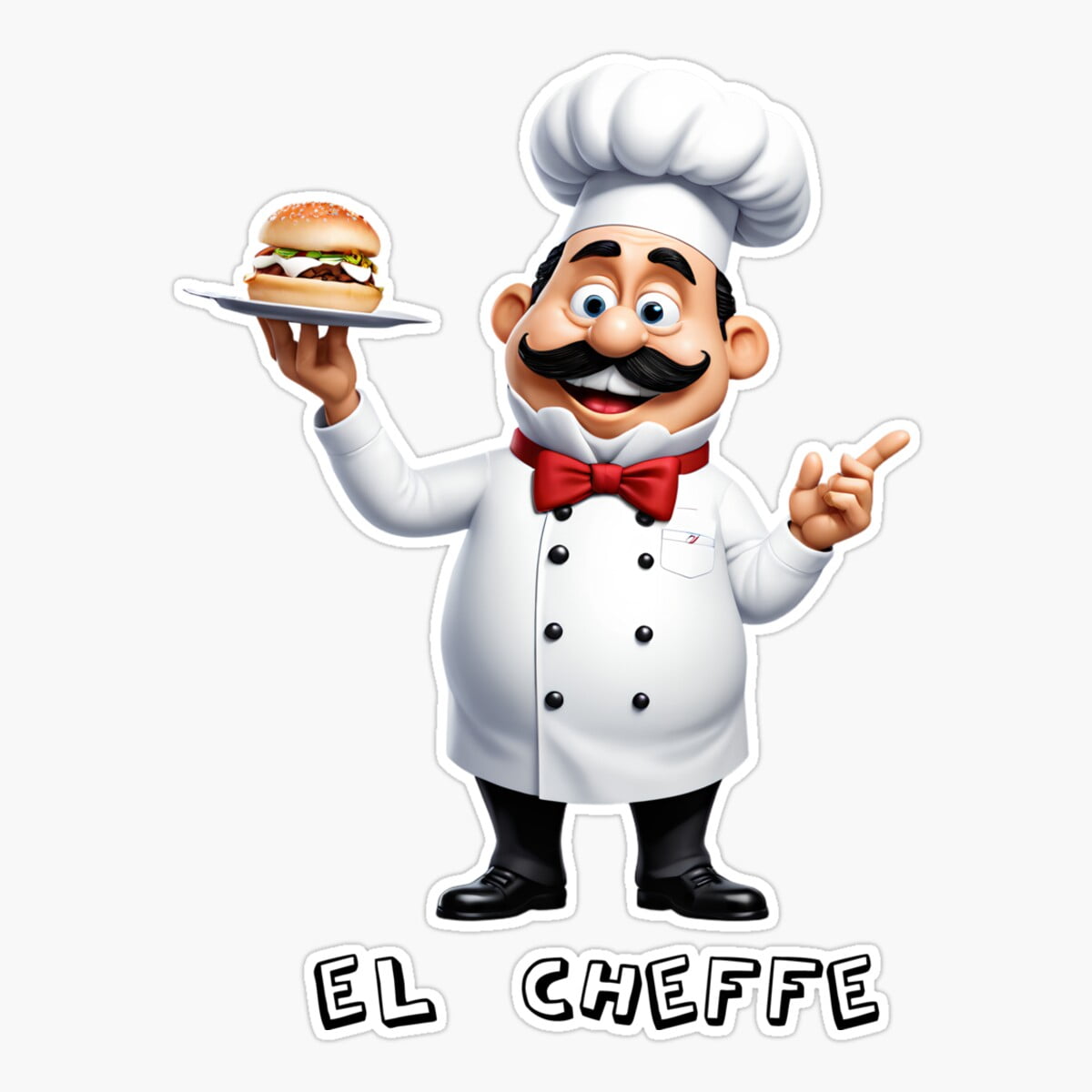 Maneki El Chee Sticker, Phone Decal Water Bottle Stickers Car Decals ...