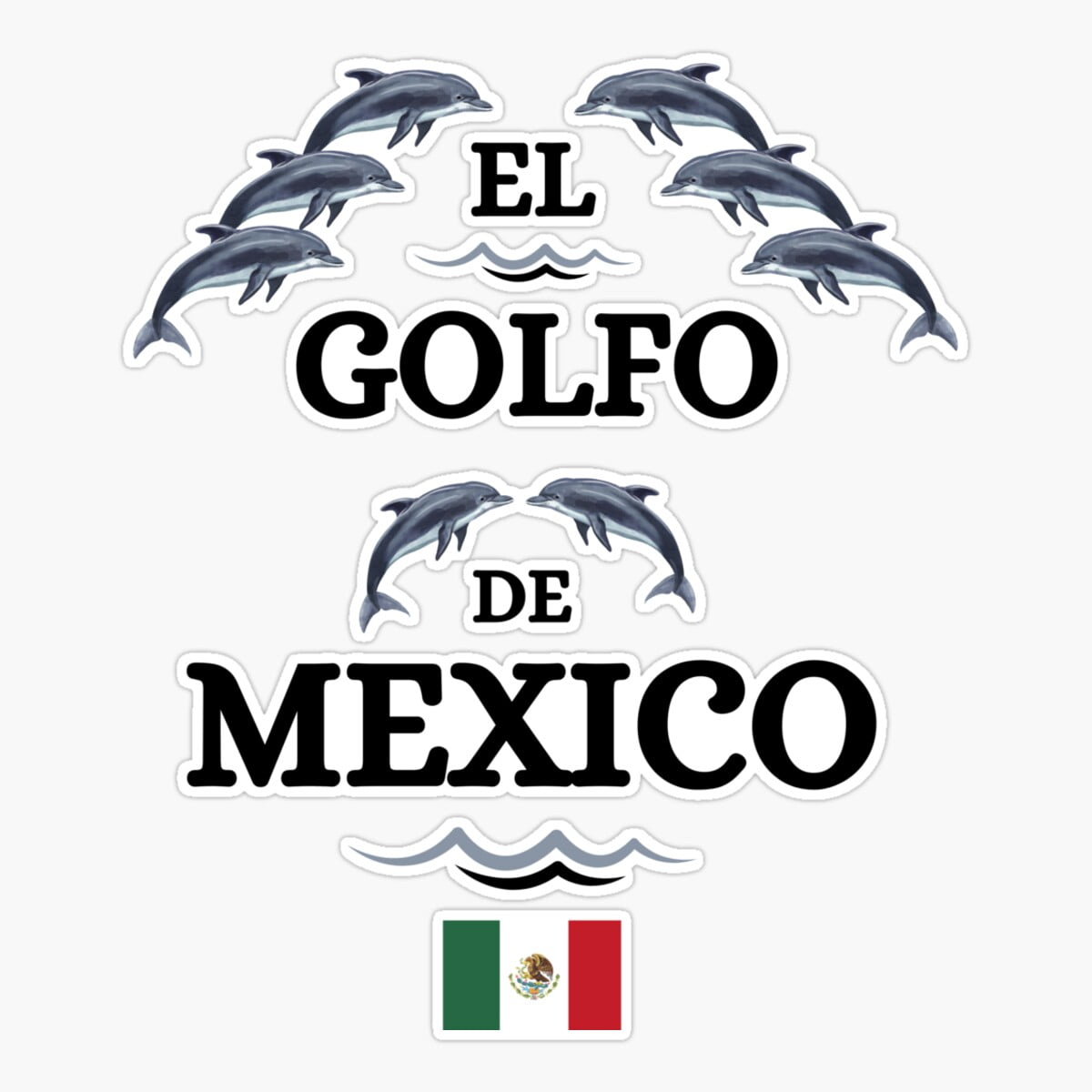 Maneki El Golo De Mexico Sticker, Phone Decal Water Bottle Stickers Car ...