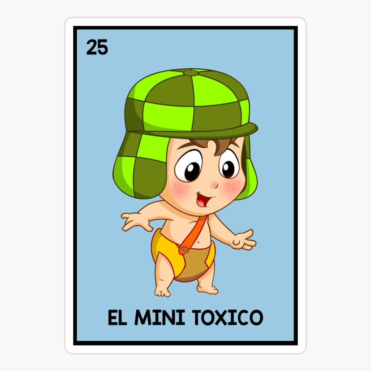 Maneki El Mini Toxico - El Chavo Del Ocho Sticker, Phone Decal Water ...