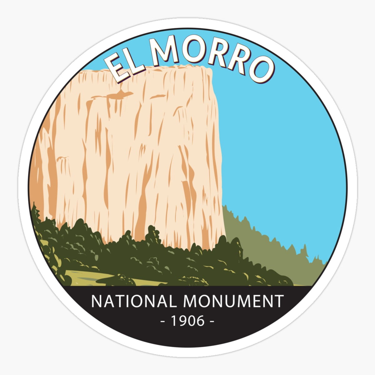 Maneki El Morro National Monument Inscription Rock New Mexico Circle ...