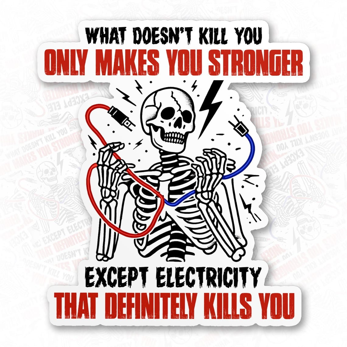 Maneki Electrical Safety Reminder Er Blue Collar Ers Electrician ...