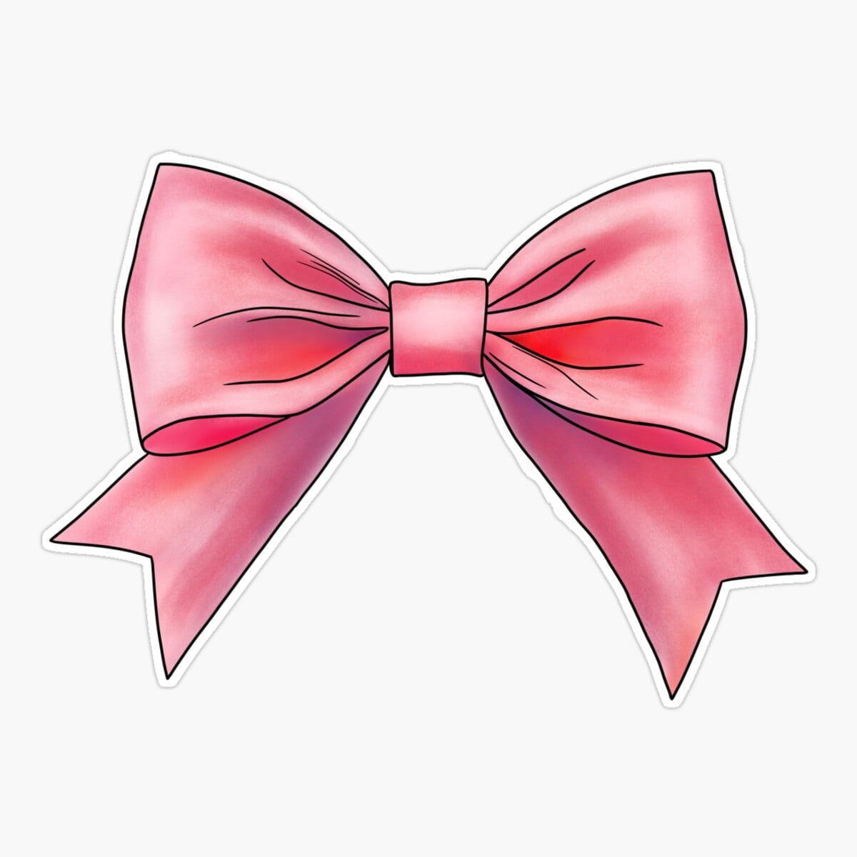Maneki Elegant Pink Bow Design | Stylish and eminine Art er - Walmart.com