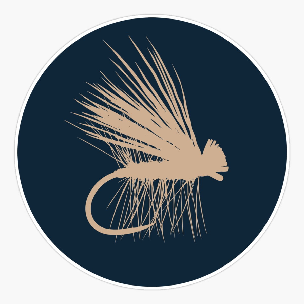 Maneki Elk Hair Caddis Er, Phone Decal Water Bottle Stickers Car Decals ...