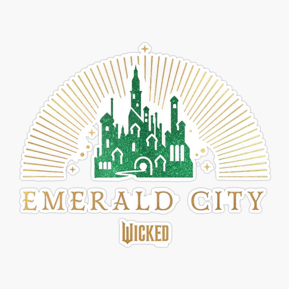 Maneki Emerald City - Aesthetic Fantasy Movie Graphic Er, Phone Decal ...