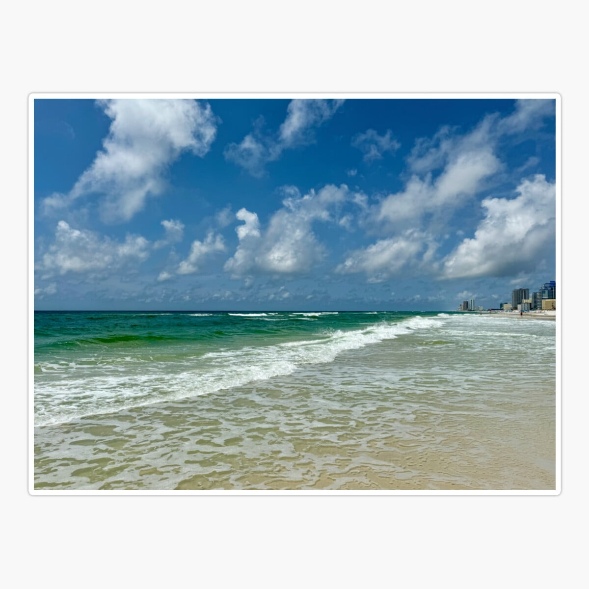 Maneki Emerald Water O Gul Shores Alabama Sticker, Phone Decal Water ...