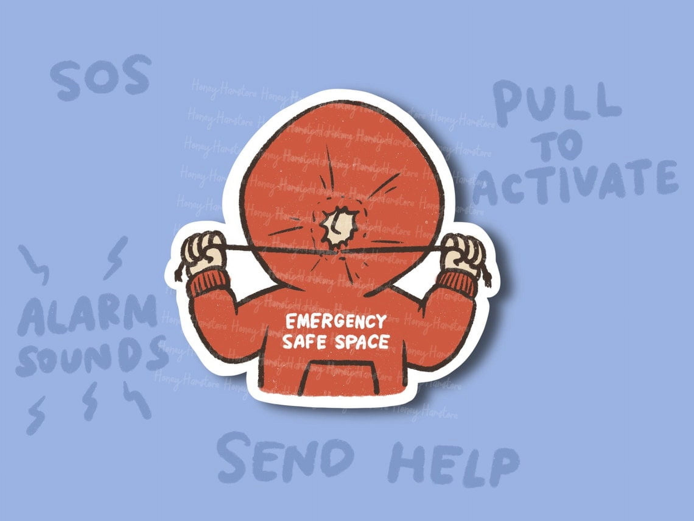 Maneki Emergency Safe Space Er | Funny Er | Gifts Under 10 | Water ...