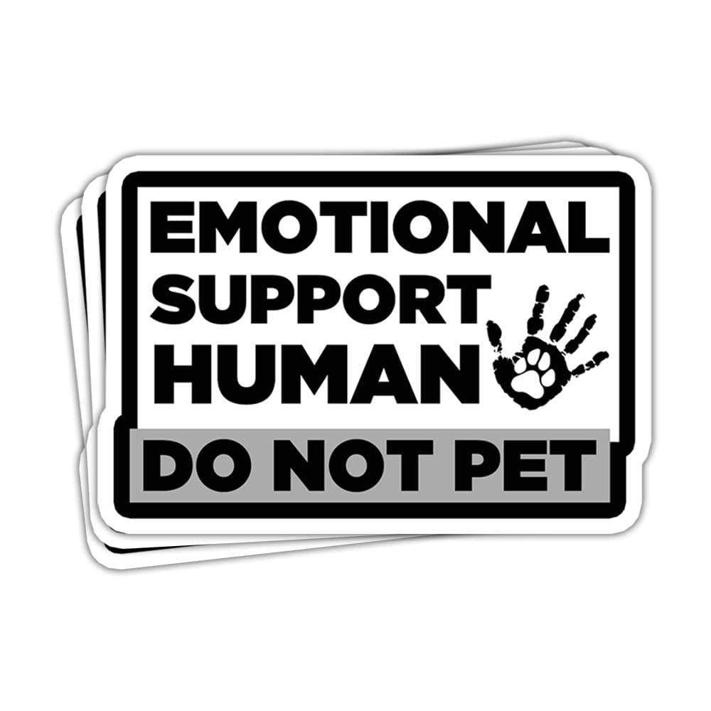 Maneki Emotional Support Human Do Not Pet Sticker Gift Decoration ...