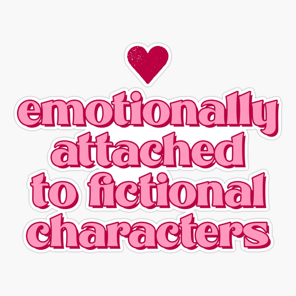 Maneki Emotionally Attached To Fictional Characters (Pink) Er, Phone ...