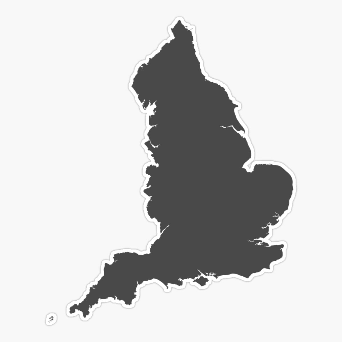 Maneki England Shape Sticker, Phone Decal Water Bottle Stickers Car ...