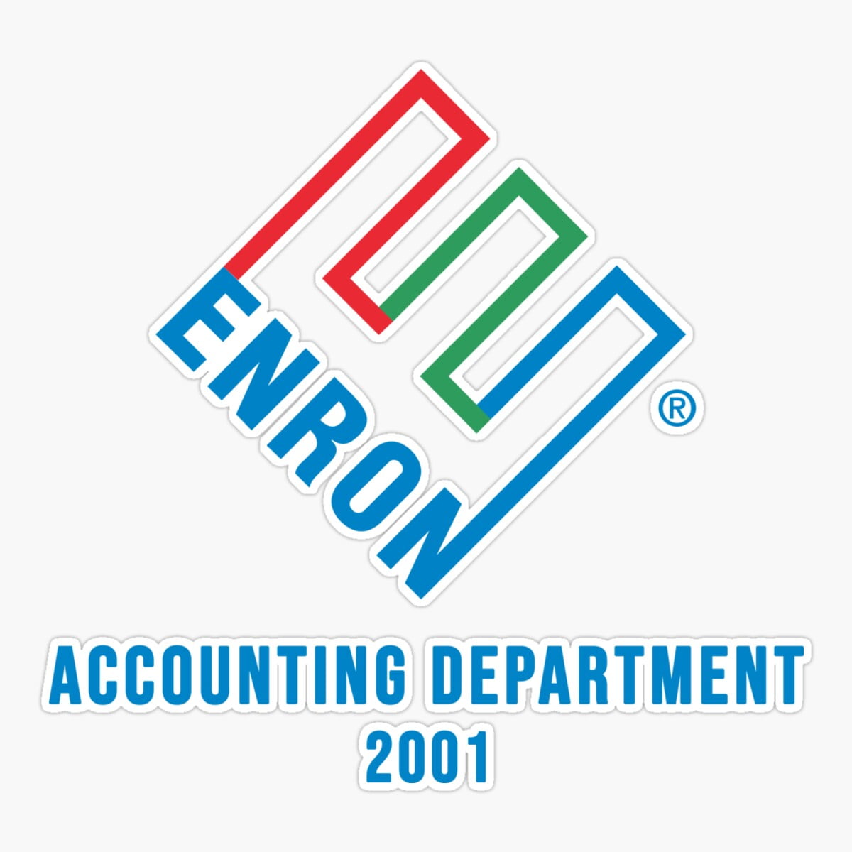 Maneki Enron Sticker, Phone Decal Water Bottle Stickers Car Decals ...