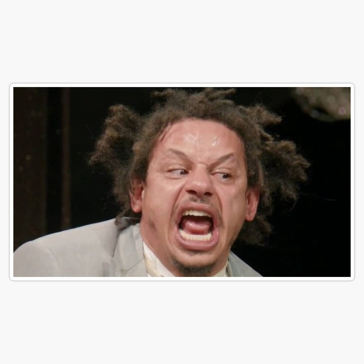 Maneki Eric Andre Scream Adult Swim Er, Phone Decal Water Bottle ...