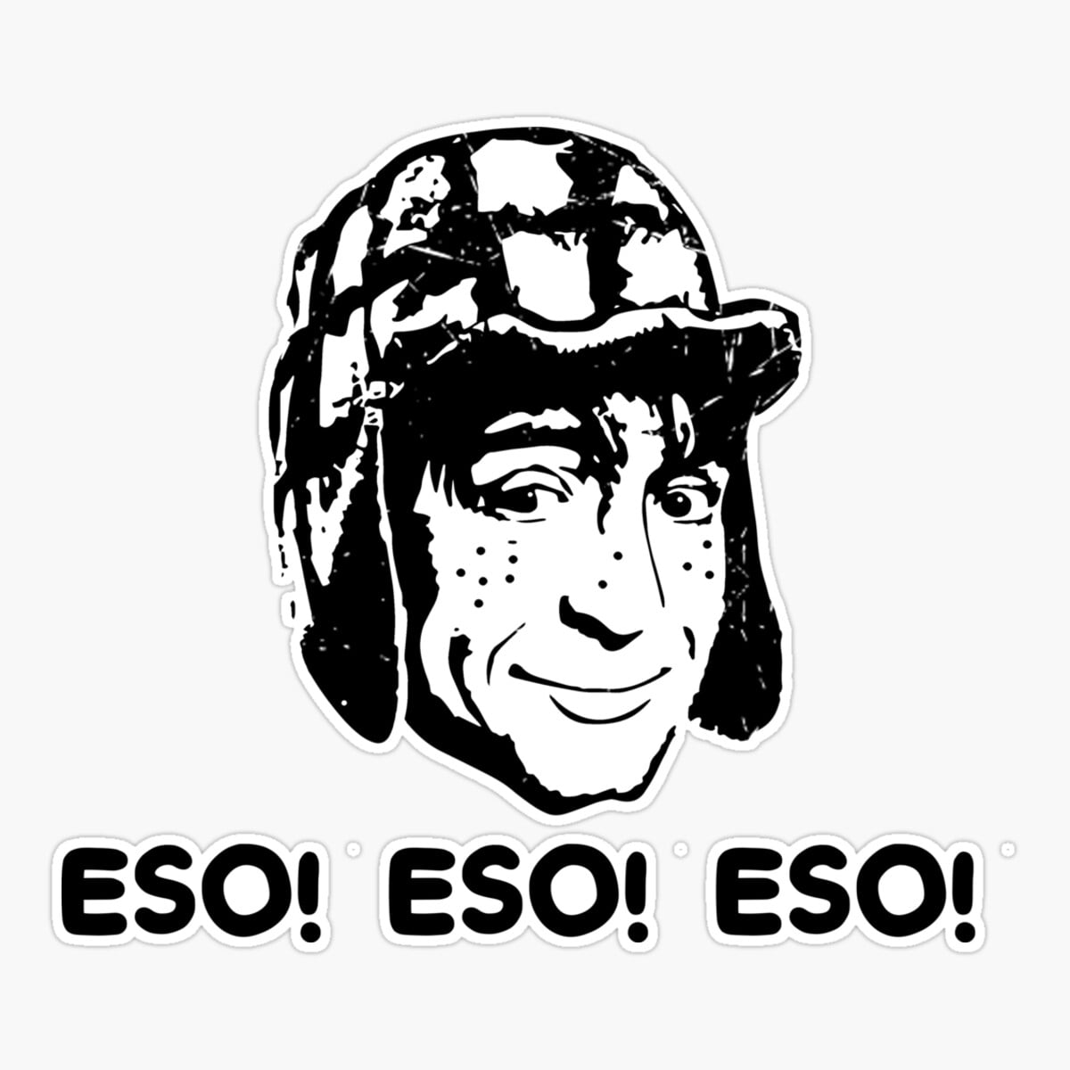 Maneki Eso! Eso! Eso! - El Chavo Del Ocho Sticker, Phone Decal Water ...