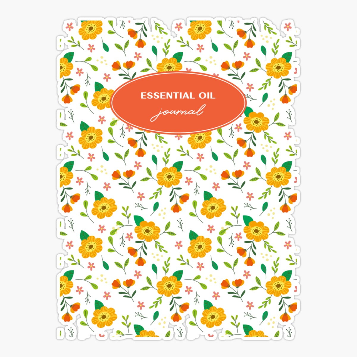 Maneki Essential Oil Journal - Yellow & Orange Lowers - With ...