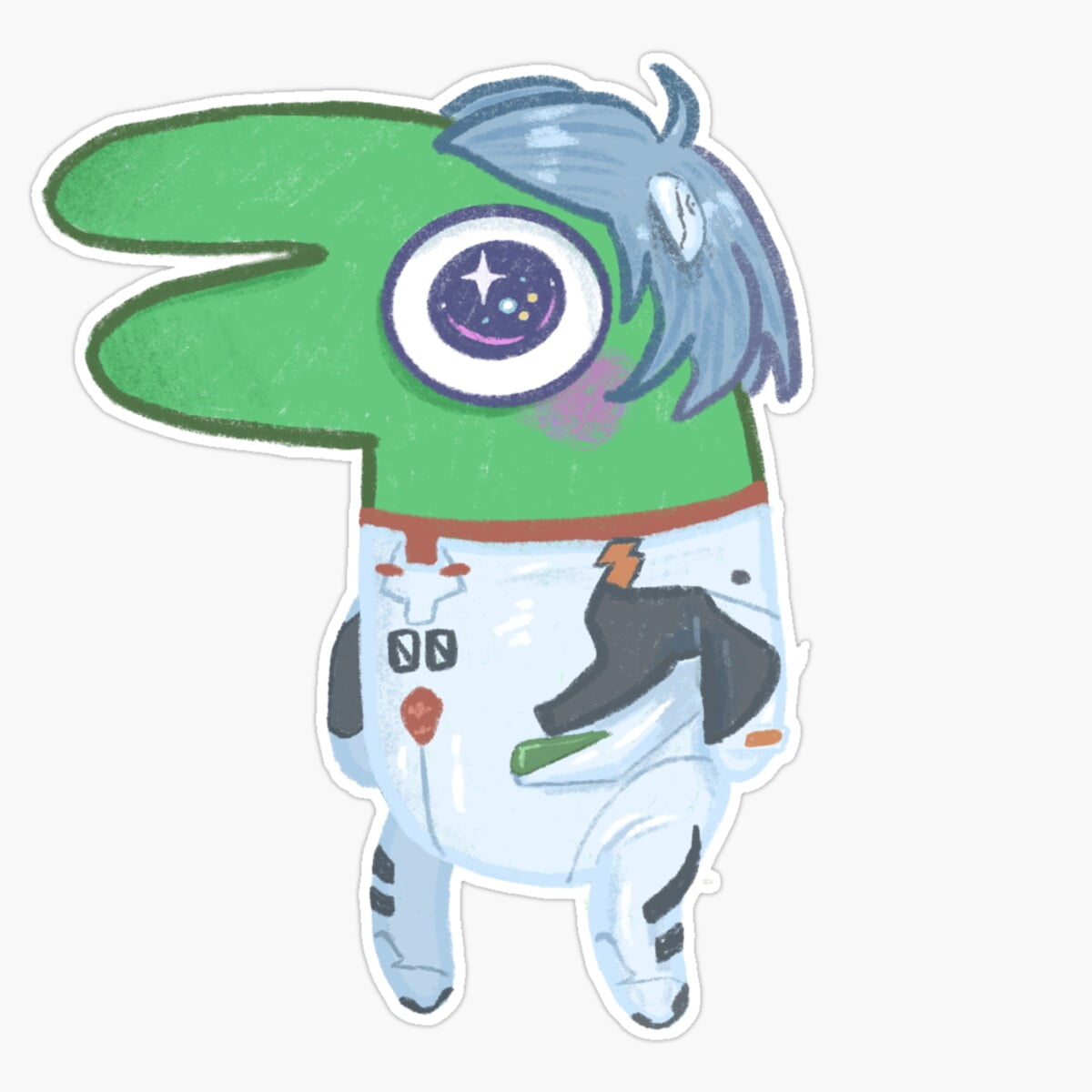 Maneki Evangelion Glep Er, Phone Decal Water Bottle Stickers Car Decals ...