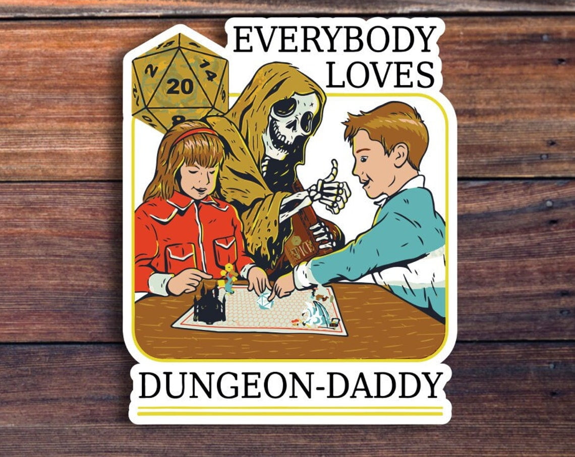 Maneki Everybody Loves Dungeon Daddy Vinyl er, Retro Style Dungeons And ...